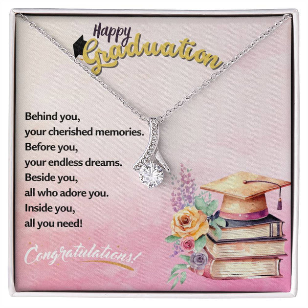 Happy Graduation for Her - Alluring Beauty Necklace | Sweet Angel Keepsakes